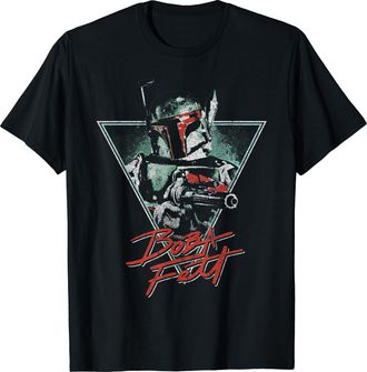 Star Wars Boba Fett Triangle Poster T-Shirt