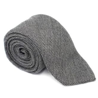 Hackett of London Grey Wool Tie