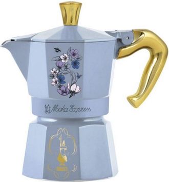 Bialetti Moka Express 3 Tasses Noir Bleu Or Violet Jaune