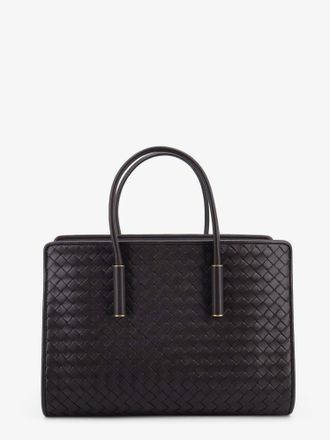 Bottega Veneta Barbara leather handbag with Intrecciato motif - BOTTEGA VENETA - gender_Woman