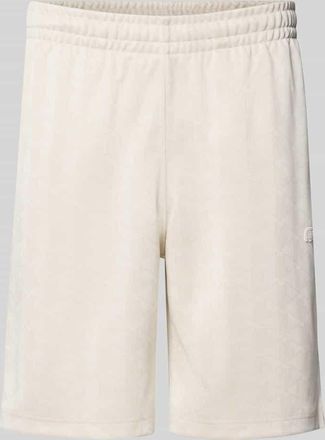 Lacoste Regular Fit Sweatshorts mit Monogramm-Logo-Print