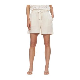 Object Objsanne HW Wide Shorts - - Shorts - Damen - Beige - XS