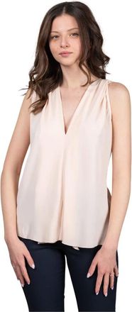 Seventy Femme, Tops, Rose, Taille: 38 FR Chemisier &agrave; Volants &agrave; Manches Longues