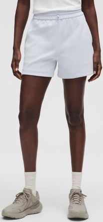 lululemon Softstreme Shorts mit hohem Bund f&uuml;r Frauen - 10 cm - Gr&ouml;&szlig;e 14 in Starch Blue