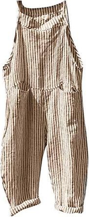 Generic Combinaisons d&eacute;t&eacute; pour femmes Grande taille pour femme avec poche sans manches Combishort Petite Combinaison pour femme Taille 42 Barboteuse Combinais