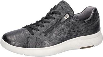 Waldläufer Waldlaufer Heiko Baskets larges en cuir ultra doux pour homme, Noir, 10.5 UK Wide