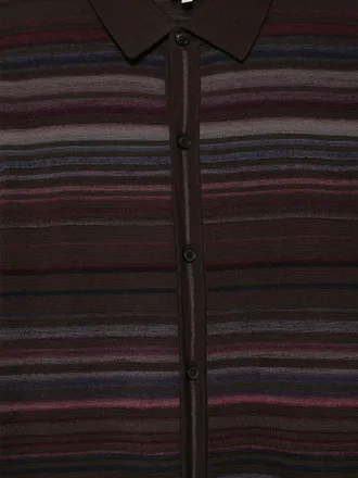 Paul Smith Horizontal Stripe Cardigan - Brown