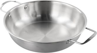 Generic Pot &agrave; nouilles et soupe cor&eacute;ennes de 24 cm fabriqu&eacute; en acier inoxydable avec poign&eacute;es r&eacute;sistantes &agrave; la chaleur et une base con&ccedil;ue pour une r&eacute;partition