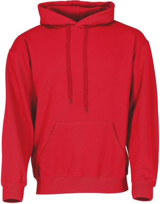 Fruit Of The Loom Classic Kapuzen-Sweat + GRATIS MyShirt Stoffbeutel, Farbe:rot + GRATIS MyShirt Stoffbeutel, Größe:XL