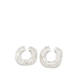 Cult Gaia Solene Crystal-embellished Ear Cuffs (set Of Three)