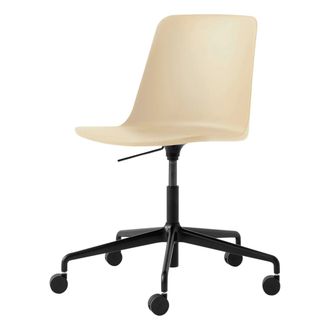 & Tradition Chaise de bureau Rely HW28, pi&egrave;tement noir - Hee Weeling & Tradition