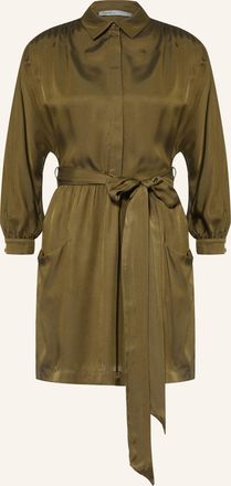 AllSaints Allsaints Satinkleid Noora Mit Seide gruen