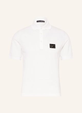 Dolce & Gabbana Piqu&eacute;-Poloshirt weiss