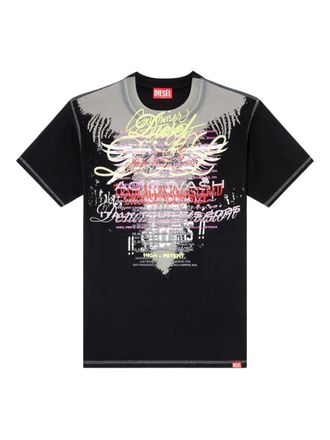Diesel t-shirt Remaster Capsule T-Normac-1 - Noir