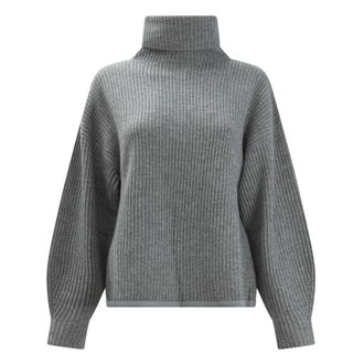 Max & Moi Poppy Rollkragenpullover - - Knitwear - Damen - Grau - S
