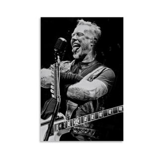Generic James-Hetfield Rock n Roll Live, Kunst-Poster, Leinwand, Wandkunstdrucke, Geschenke, Foto, Bild, Gem&auml;lde, Raumdekoration, Heimdekoration08x12inch(20x3