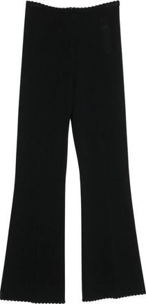 Twinset Femme, Pantalons, Noir, Taille: 46 FR Wide Pantalons