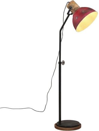 vidaXL Stehleuchte 25 W Rot 30x30x100-150 cm E27 vidaXL907940