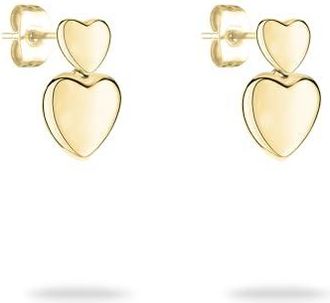 Tamaris Boucles doreilles TJ-0628-E-14 en acier inoxydable IP doré, 1,4 cm, Acier inoxydable, Pas de gemme