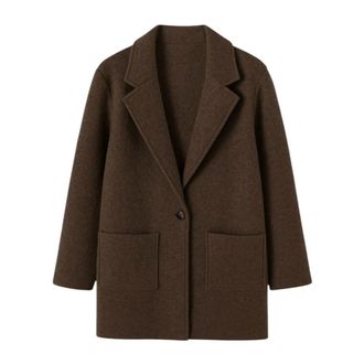 2-Biz Femme, Manteaux, Brun, Taille: 42/44 FR Manteaux Crois&eacute;s