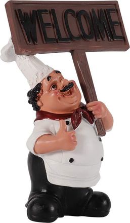 CHICIRIS Harz-Figuren, Ornament, Modernes, Exquisites f&uuml;r Caf&eacute;, Zuhause, Geschenk Nr. 1, 7,87 Zoll (bs-003)