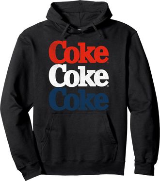 Coca Cola Ware Americana Coke Text Stack Pullover Hoodie