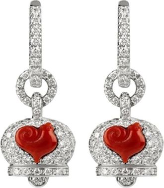 CHANTECLER Femme, Accessoires, Rouge, Taille: ONE Size Campanelle Micro Earring
