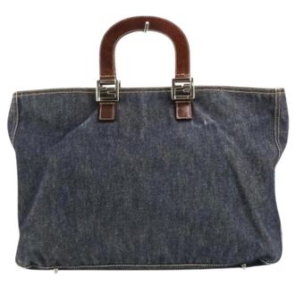 Fendi Pre-owned Vintage Tote Bag - - Pre-owned - Damen - Blau - ONE SIZE
