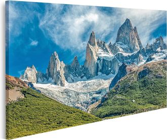 Islandburner Bild auf Leinwand Fitz Roy Berg El Chalten Berge Patagonien Argentinien Bilder Wandbilder Poster
