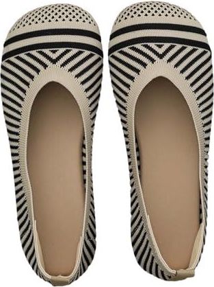 Generico Ballerines pour femme Chaussures plates confortables pour lété et la mi-saison Ballerine Confortables Élégentes Chaussures de sport sans lacets Slip O