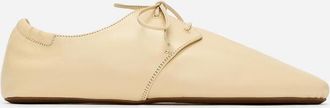 Arket Schn&uuml;rschuh Aus Weichem Leder -Gelb