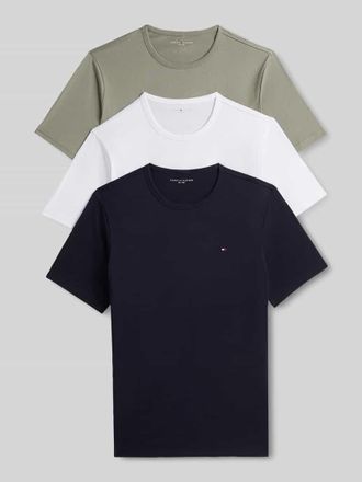 Tommy Hilfiger Regular Fit T-Shirt aus reiner Baumwolle im 3er-Set