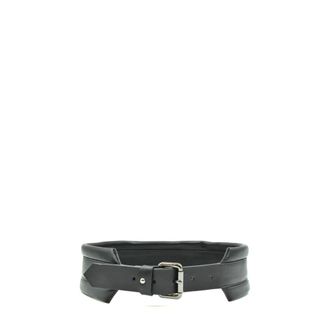 Isabel Benenato Stylische G&uuml;rtel f&uuml;r M&auml;nner und Frauen - - Accessories - Damen - Schwarzk - XS