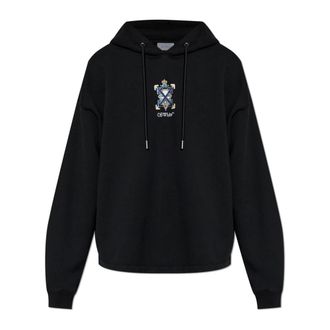 Off-white Jewel Arrow Cotton Hoodie - - Sweatshirts & Hoodies - Herren - Schwarzk - XL