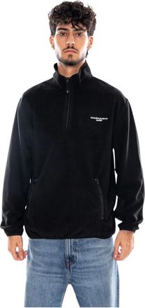 Carhartt Work in Progress Edmore Half Zip Sweat - Homme - Sport - Noir - Taille: M
