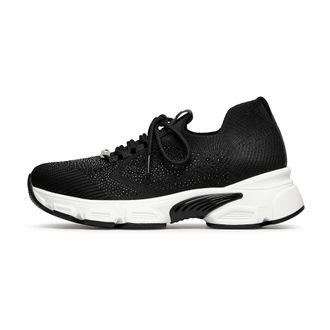 Loriblu Fabric Sneakers with Crystals - - Shoes - Damen - Schwarzk - 40 EU