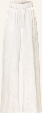 PESERICO Peserico Marlenehose Aus Jacquard weiss