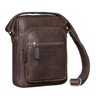 STILORD Joao Petite Sacoche Homme Bandouliere Cuir Vintage - Messenger pour Homme avec de Nombreux Compartiments Sac Bandouill&egrave;re en Cuir V&eacute;ritable Tablette 1