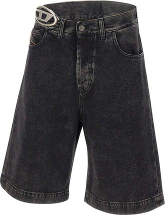 Diesel Femme, Shorts, Noir, Taille: W24 Denim Shorts
