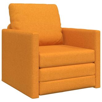 Generic Schlafsofa, Stoff Schlanker, Langlebiger Samt-Innenraum, Umwandelbarer Couch, Modernes Schlafsofa, Kompaktes Lounge, Vielseitiger Wohnraum (Dunkelgelb