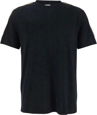 Burberry Homme, Tops, Noir, Taille: XL Polo Chemises