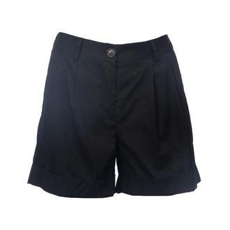 Ermanno Scervino Ma&szlig;geschneiderte Baumwoll-Bermudashorts - - Shorts - Damen - Schwarzk - S