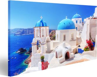 Islandburner Bild auf Leinwand Oia Stadt Auf Der Insel Santorini Griechenland Bilder Wandbilder Poster