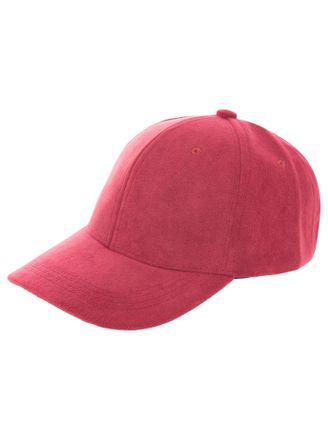 Zwillingsherz Baseball Cap ZWILLINGSHERZ Velour, Damen, rot (bordeaux), Obermaterial: 100% Baumwolle, Caps, Samtiges Material, unifarben