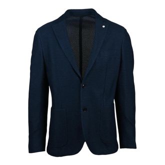 L.B.M. 1911 Blazer Sfiancato - - Suits - Herren - Blau - XL