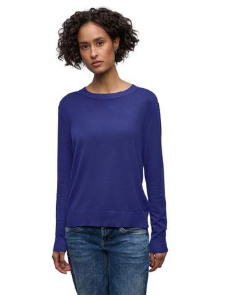 Street One Basic Pullover Amparo Blue 44