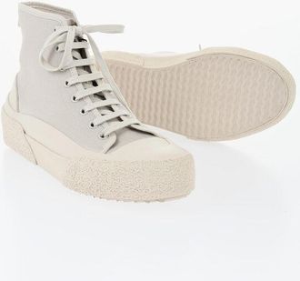 STUDIO NICHOLSON High NUMBERS Canvas Sneakers with Rubber Toe size 41