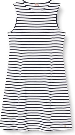 Armor Lux Damen Kleid Ohne &Auml;rmel Robe, Wei&szlig;/Seal, 50 EU