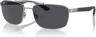 Ray-Ban unisex, Accessoires, Gris, Taille: 60 MM Rb3737 Lunettes de soleil