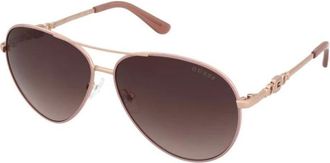 Guess unisex, Accessoires, Rose, Taille: 58 MM Lunettes de soleil